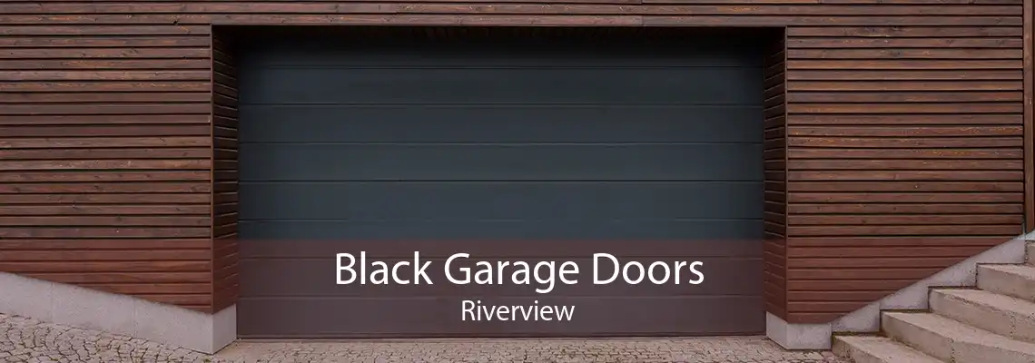 Black Garage Doors Riverview - Sectional Black Garage Doors Installation